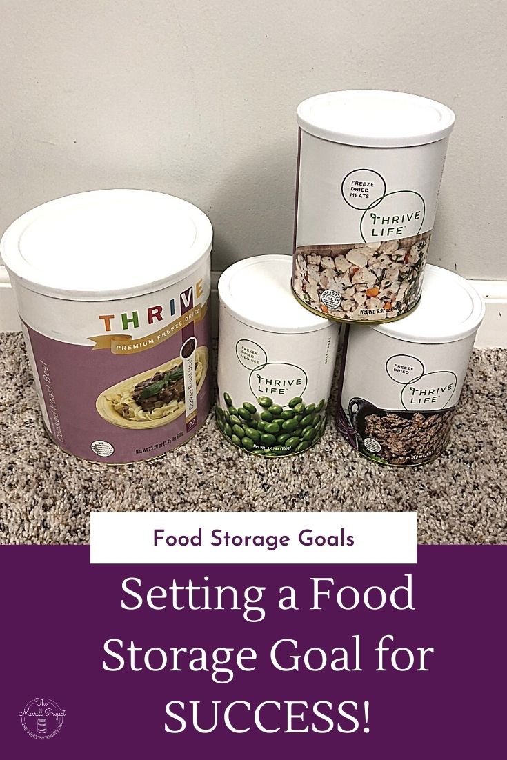 How to set a Food Storage Goal - The Merrill Project